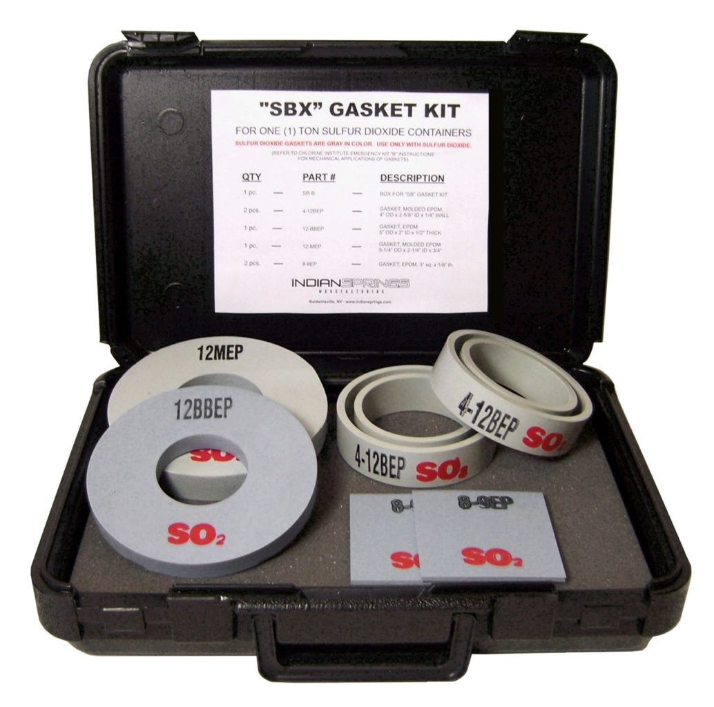 Sulfur Dioxide Ton Container Gasket Set Pre-2014 Design | Indian Springs