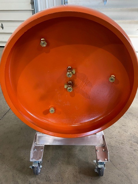 Chlorine One Ton Training End with Wheels | Indian Springs