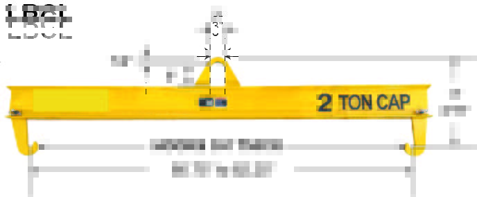 Chlorine Ton Lifting Beam with Center Lift (Standard) | Indian Springs